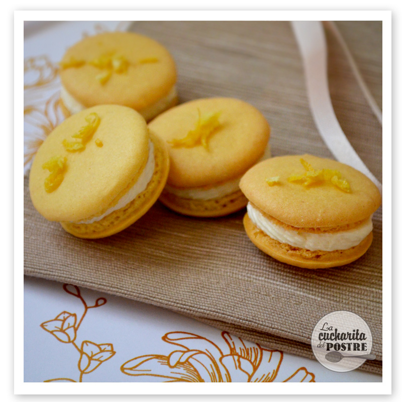LA CUCHARITA DEL POSTRE: MACARONS DE CAVA Y LIMON / LEMON AND CHAMPAGNE ...