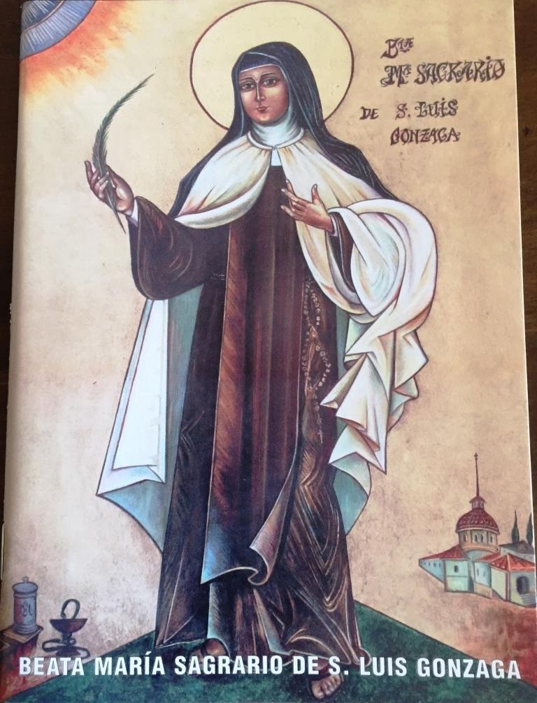Santidad Carmelitana: Beata María del Sagrario de San Luis Gonzaga ...