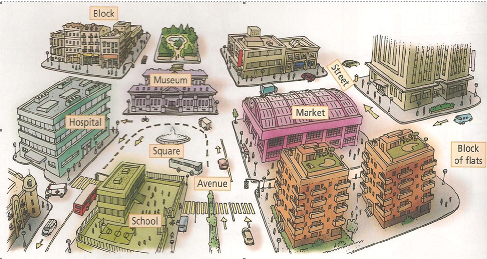 ciencia science 3: Read and learn: town and cities