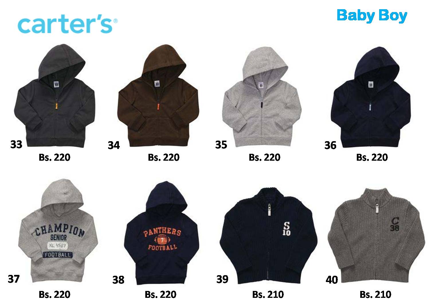 Venta de Ropa de niño marca Carter: Catálogo de Ropa de Varón