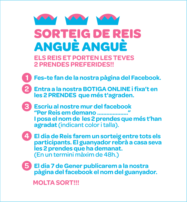 ANGUÈ ANGUÈ: Sorteig de Reis Anguè Anguè