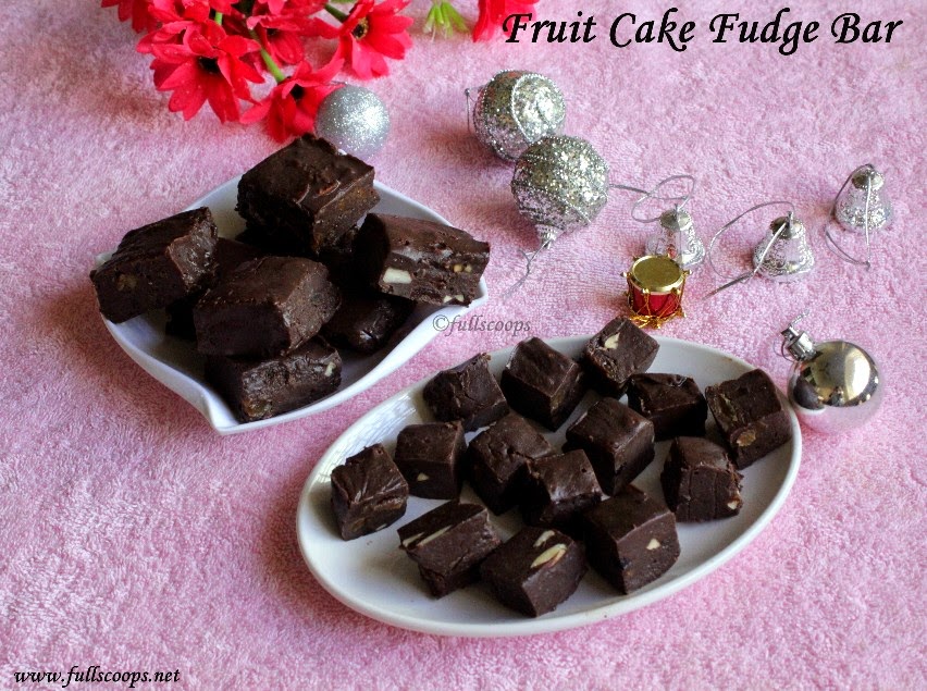 Fruit Cake Fudge Bar ~ Full Scoops - A food blog with easy,simple ...