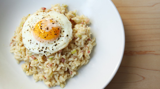 Recipe Spotting: Arborio Brown Rice Risotto