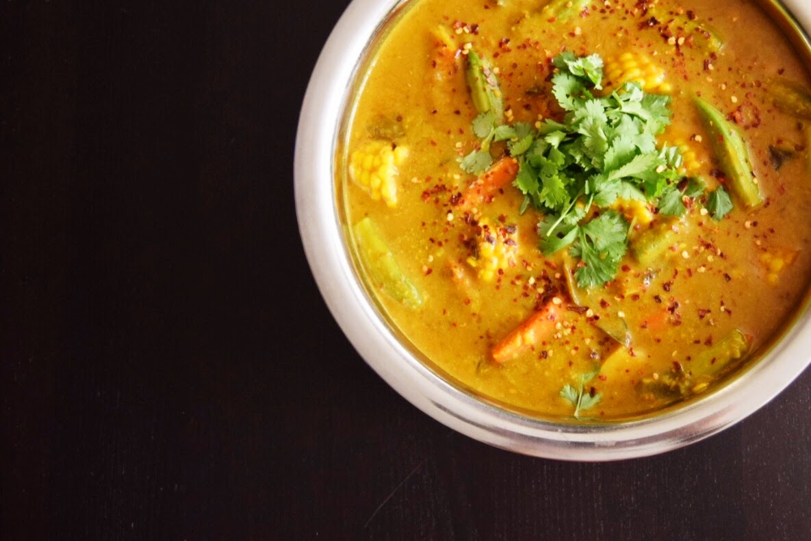 Fueling with Flavour: Sindhi Kadhi - Vegetable Curry