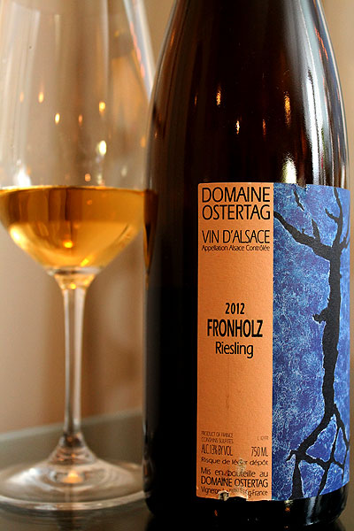 Riesling Fronholz 2012 - Luomuvalkoviiniä Alsacesta