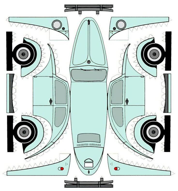 Kumpulan papercraft mobil - Desain Hidupmu