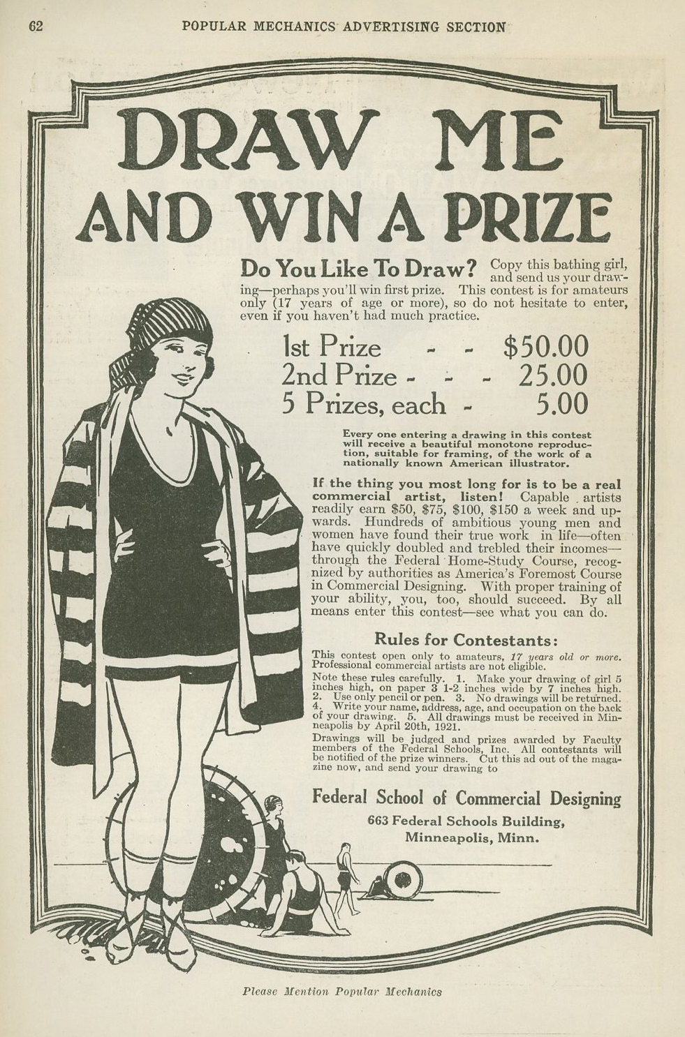 Mitch O'Connell: "Draw Me!" The Classic Ads of Art Instruction Inc.!