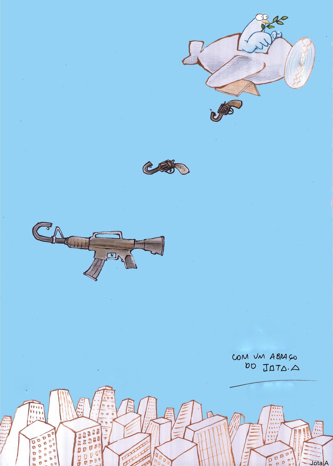 Autograph VIP: Jota A, one of the best brasilian cartoonists. He ...