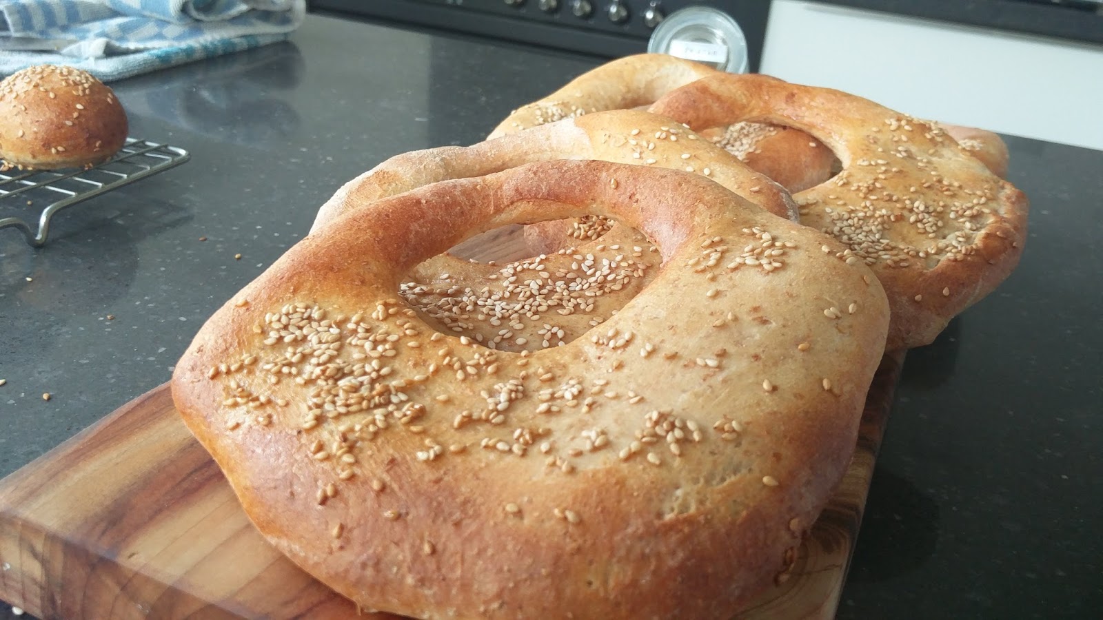 Bake My Day!: Bread Baking Babes June 2017: Kaak bread (a Lebanese ...