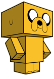 Papercraft - Adventure Time Jake - Papercraft4u | Free Papercrafts ...