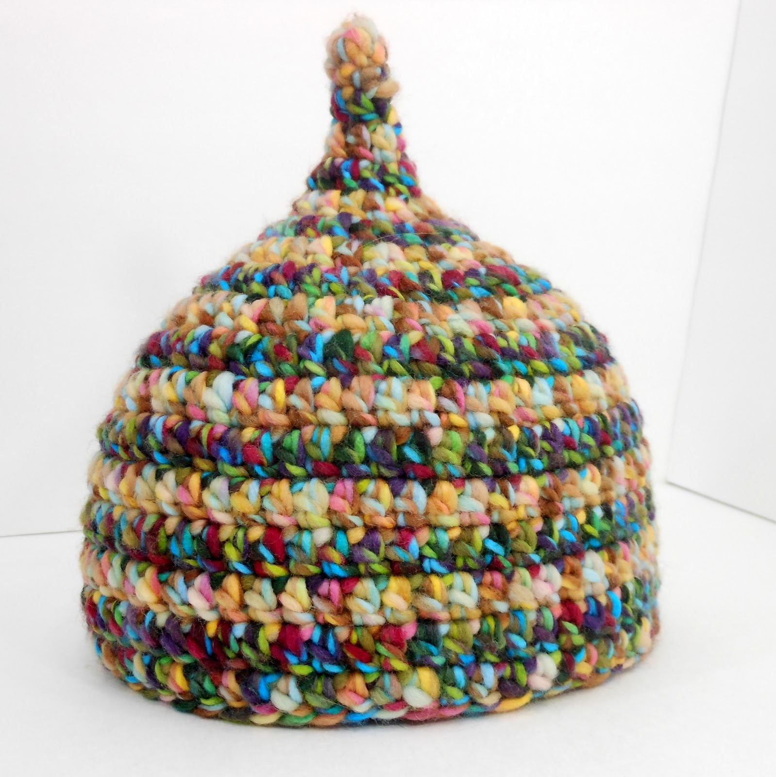 All Things Soft and Spinable: Silly Wool Hat: A New Crochet Hat Pattern