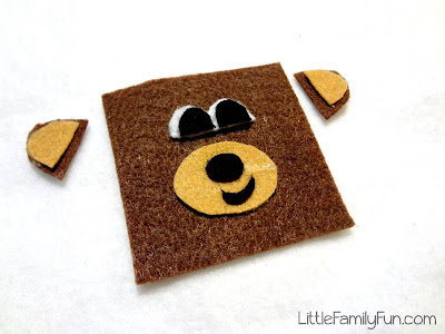 Little Family Fun: Square Monkey Puppets