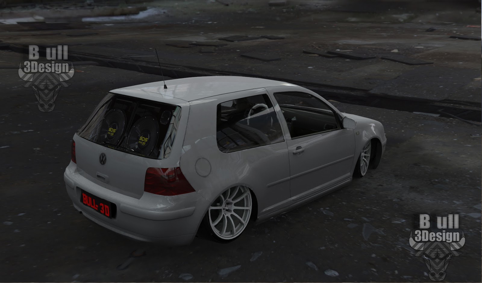 GTA SA - Golf Mk4 GTI 14 MB By (Bull3D) - BullCar3D