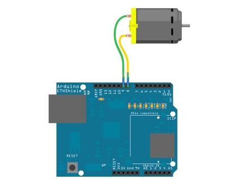 Cosas de Arduino: Manejar un motor DC con Arduino sin integrados