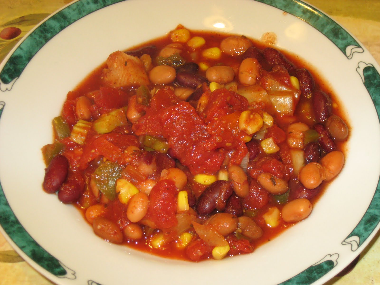 Qu'est-ce qui mijote chez Nance: Chili Végérarien