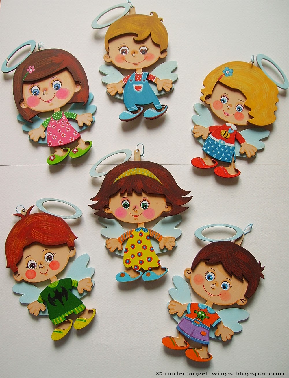 Under Angel Wings: The merry little angels