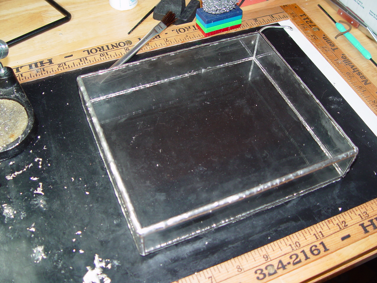 imagination reclaimed: Custom glass box, part five.