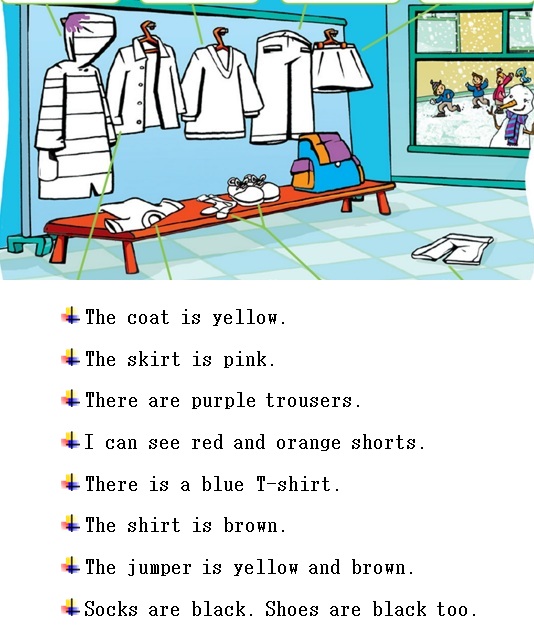 Seneca School - Year 1-2 - Science / English: English - Clothes - Colour in