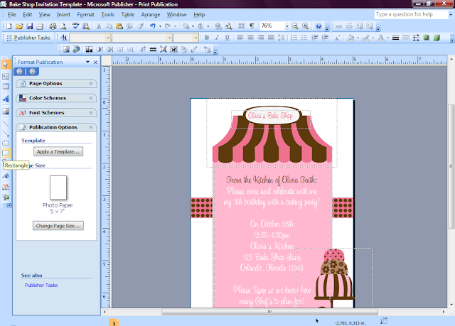 Eccentric Designs by: Latisha Horton: How to Make Invitations in ...