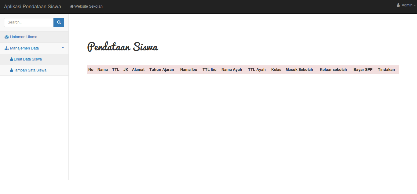 Membuat CRUD untuk admin(BackEnd) - CREATE-SCRIPT - ANGGA BLC TELKOM