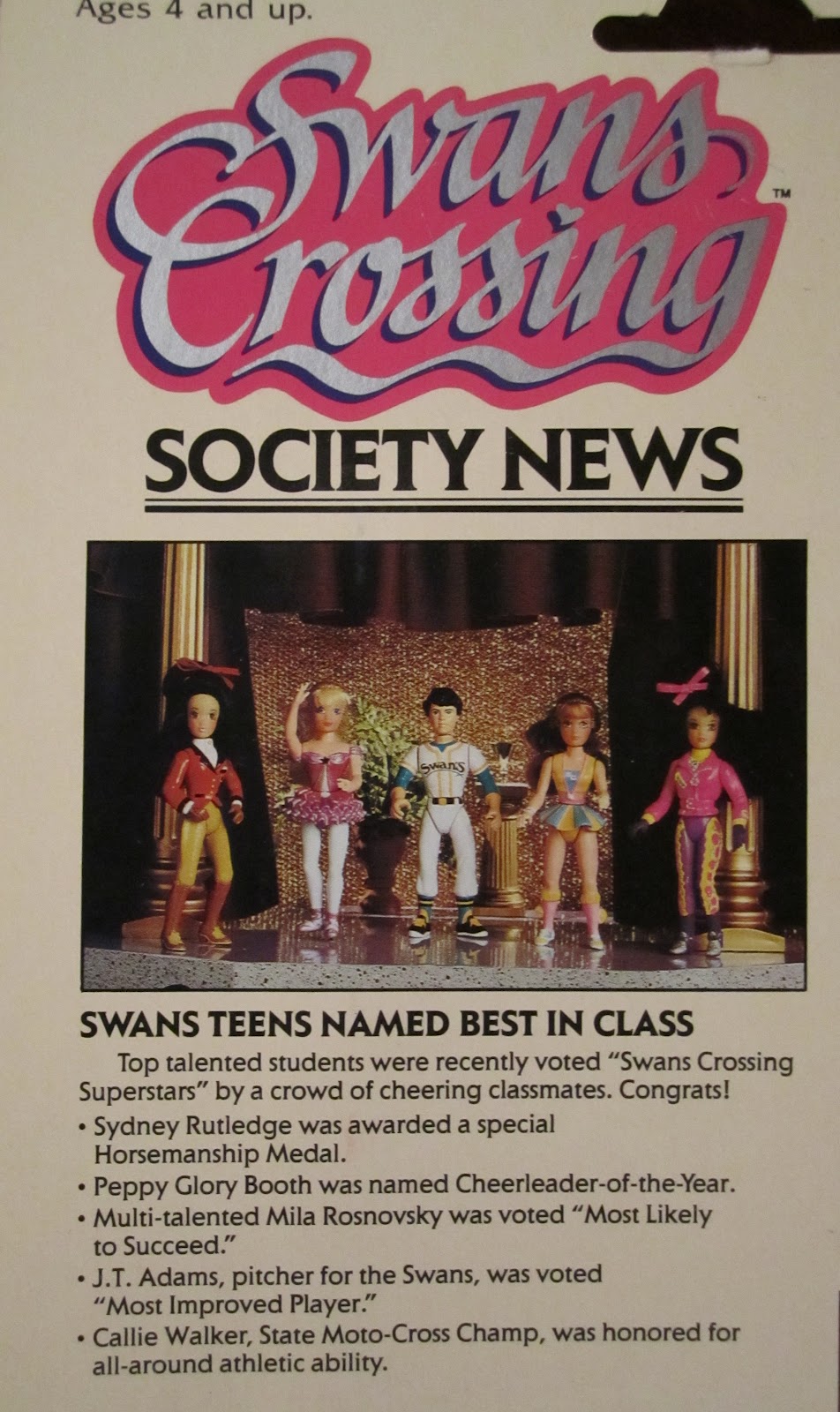 Diary of a Dorkette: Toy Chest Tuesday! Swans Crossing
