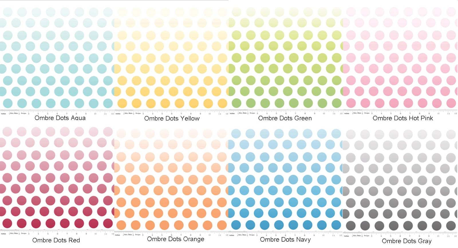 Sally Craft: Ombre Dot Fabric