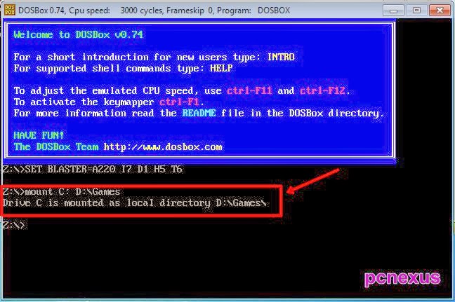 How To Play DOS Games On Windows 7 - Pcnexus