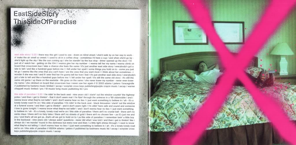 Encarte: Bryan Adams - Room Service - Encartes Pop