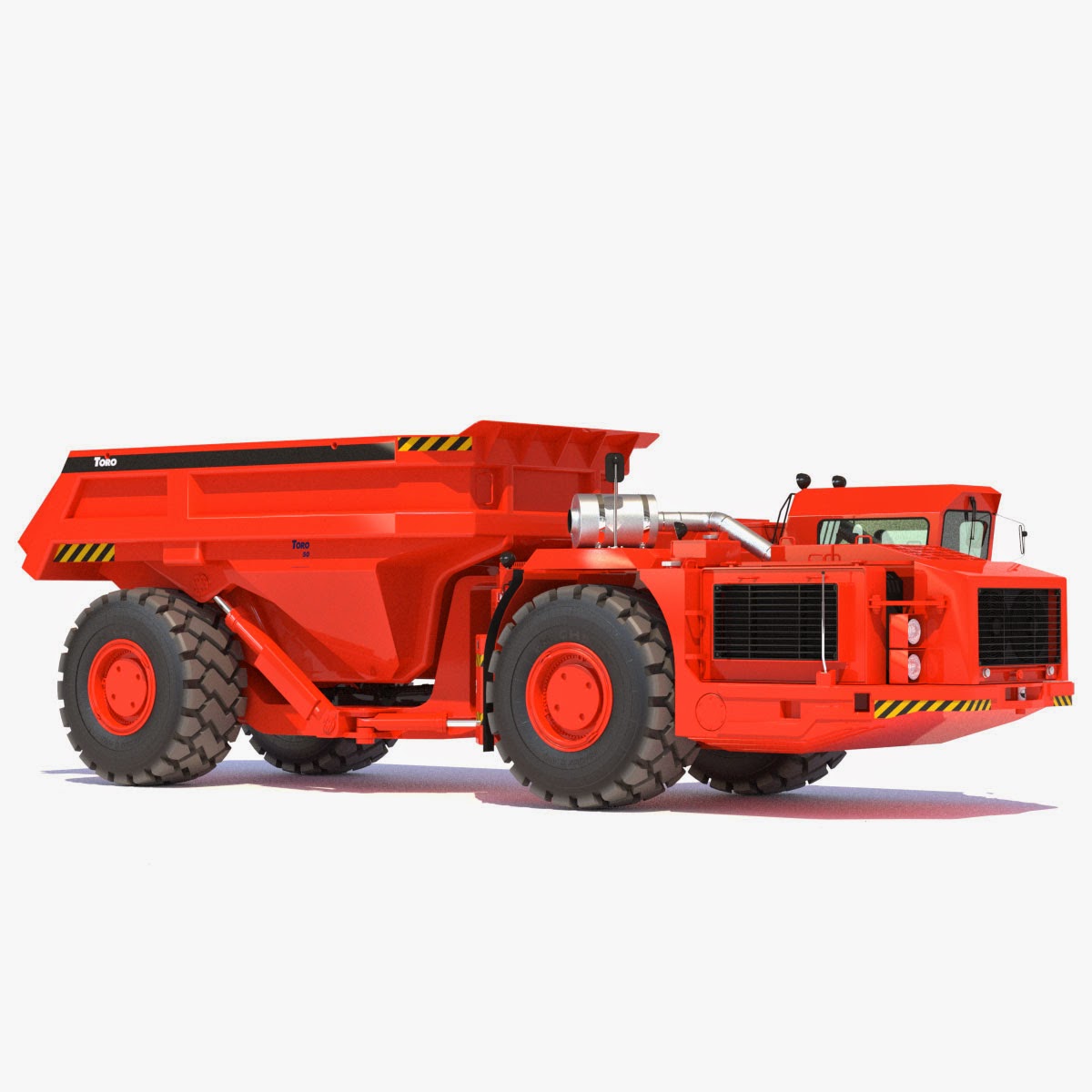 3D Custom Modelling: 3D Model Sandvik underground truck TORO 50