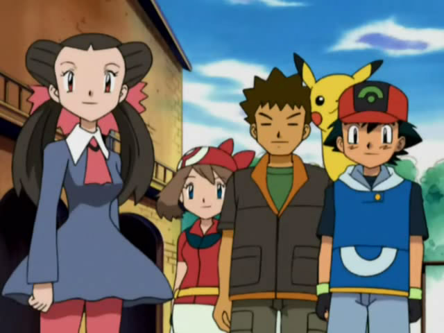 Pantyhose in Animation.: Pokemon girl: Tsutsuji/Roxanne.