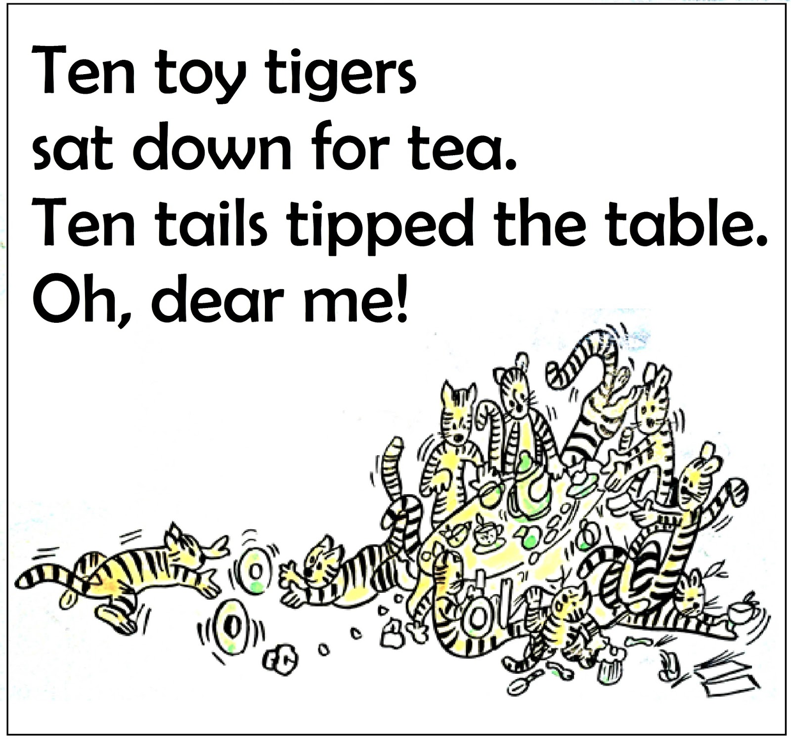 1° A B C - SAINT GEORGE: Poem - Letter Tt