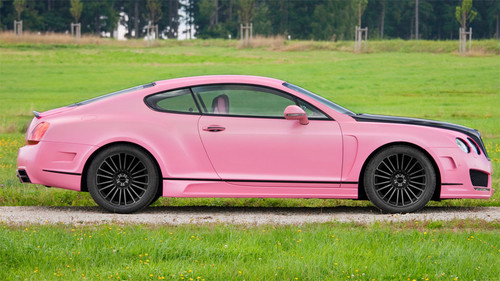 OBSESSION FASHIONISTA: Mansory Vitesse Rose: Pink Bentley Continental ...