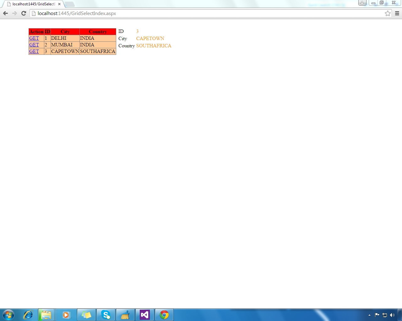 Aspnetcnetvbnetjqueryjavascriptgridviewsql Serverajaxssrsangularjscgridview Row