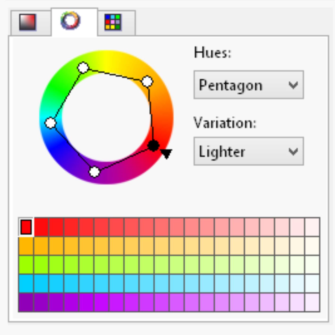 Ide Pallet Warna Merah