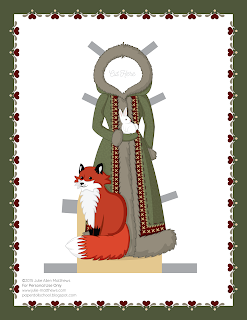 Paper Doll School: December Paper Doll -- Mrs Claus, Outfit 9