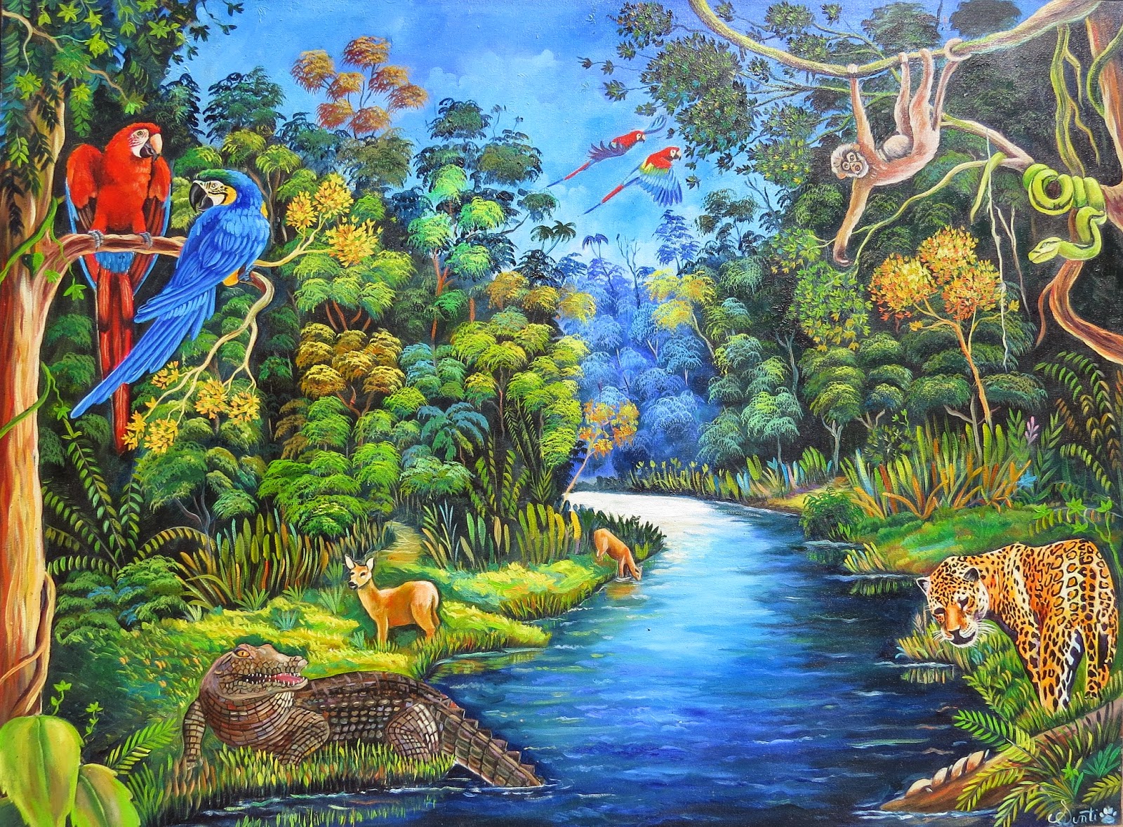 JHON SINTI GONZALES: Obras pictoricas Jhon Sinti Gonzales