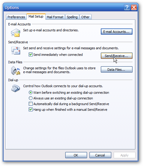 How to schedule Auto Send & Receive in Microsoft Outlook | Online ...