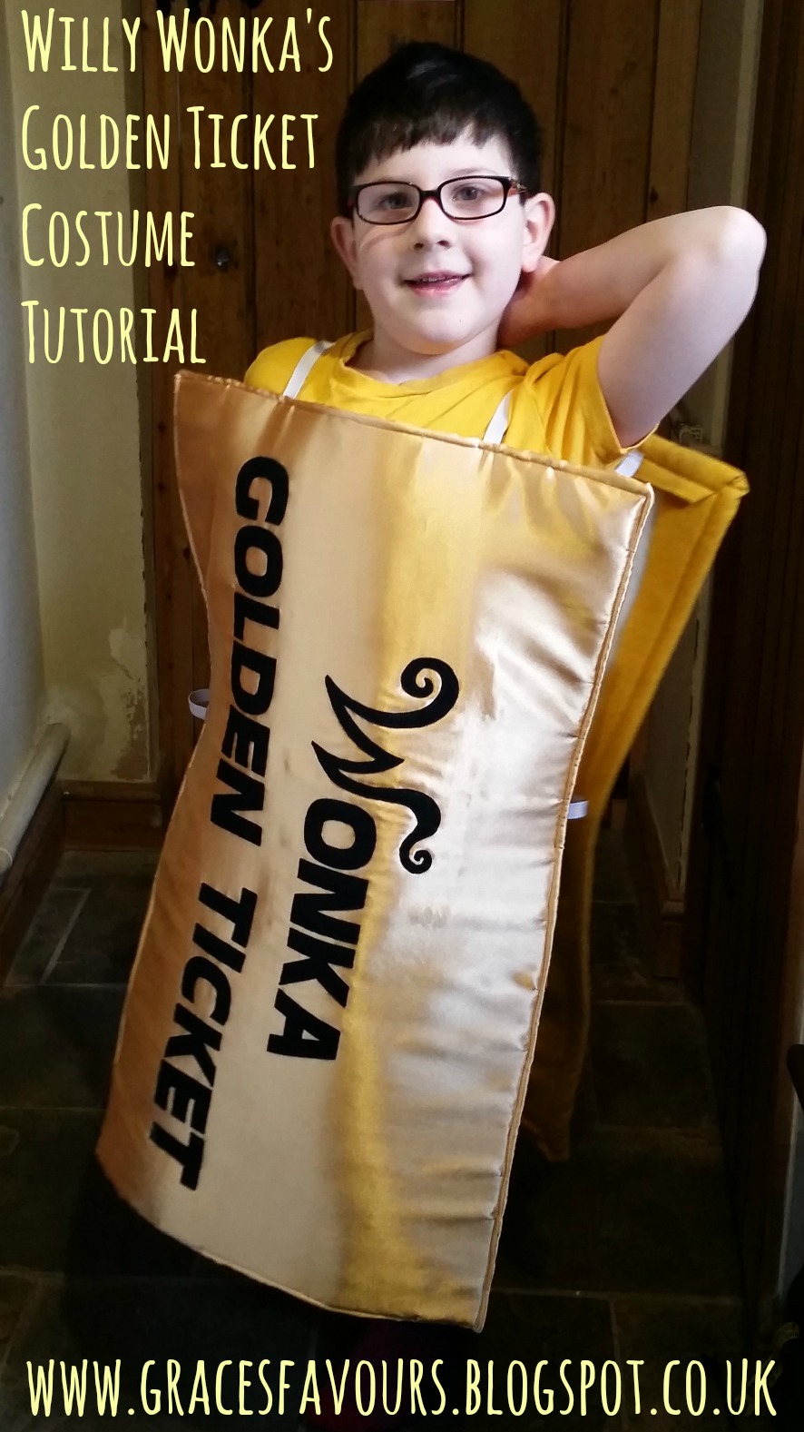 Grace's Favours - Craft Adventures: How to Make a Willy Wonka Golden ...