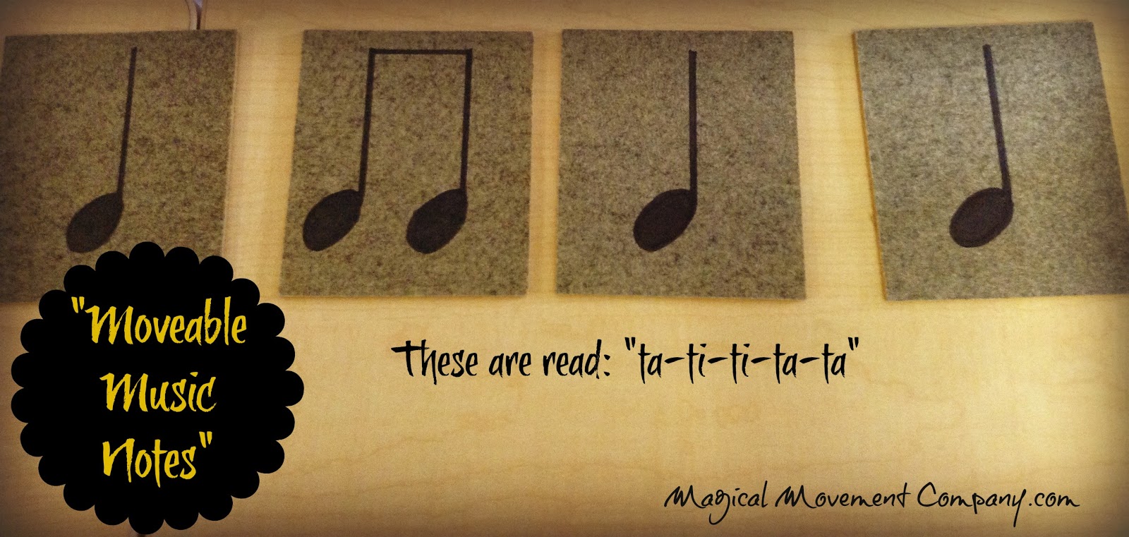 "Moveable Music Notes" : Montessori-Style Music Notation for Little ...