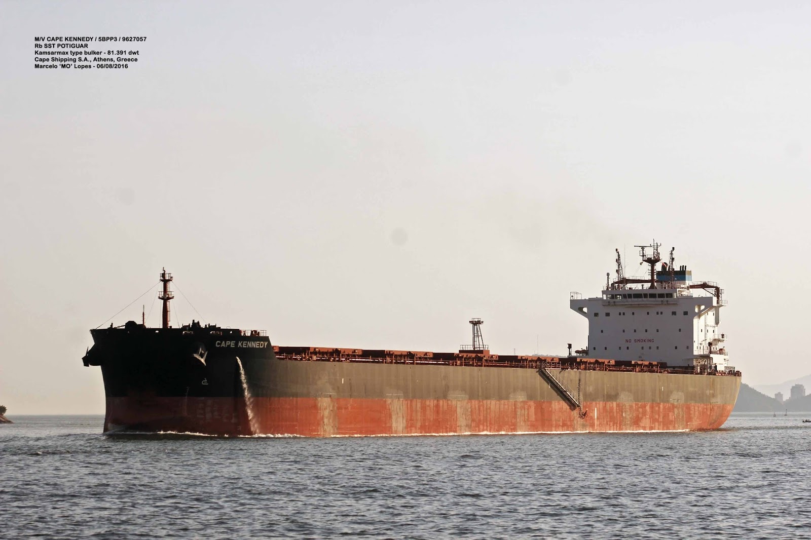 Santos Shiplovers: M/V Cape Kennedy / 5BPP3 - Kamsarmax type vessel ...