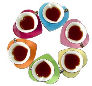 GLitTeRpAraDISe: Inside Out Heart Shaped Tea Sets
