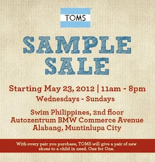 Manila Shopper: TOMS Shoes Sample SALE