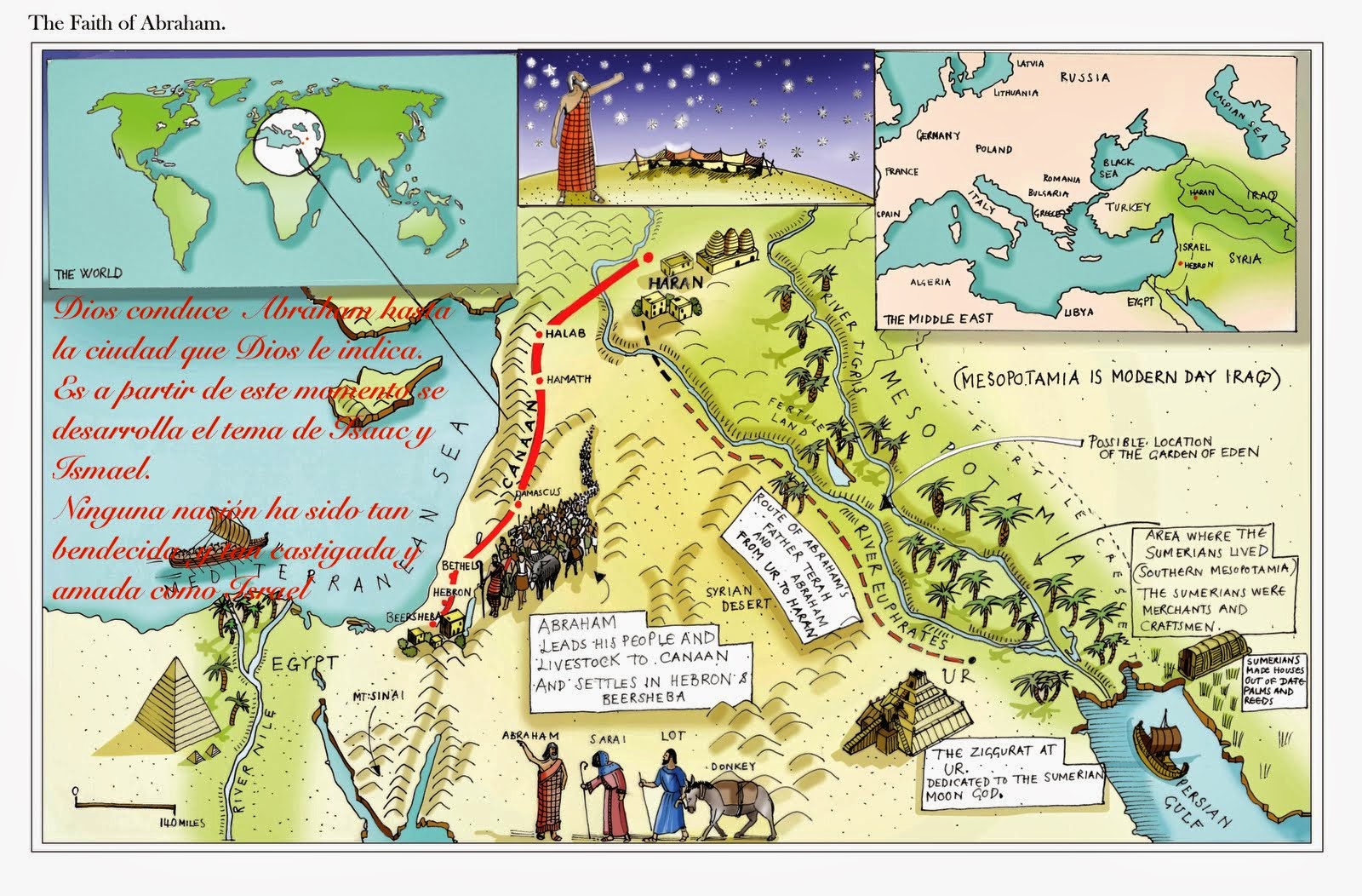 Judaismo Islamismo y Cristianismo en la Historia: ABRAHAM Y LAS DOS ...