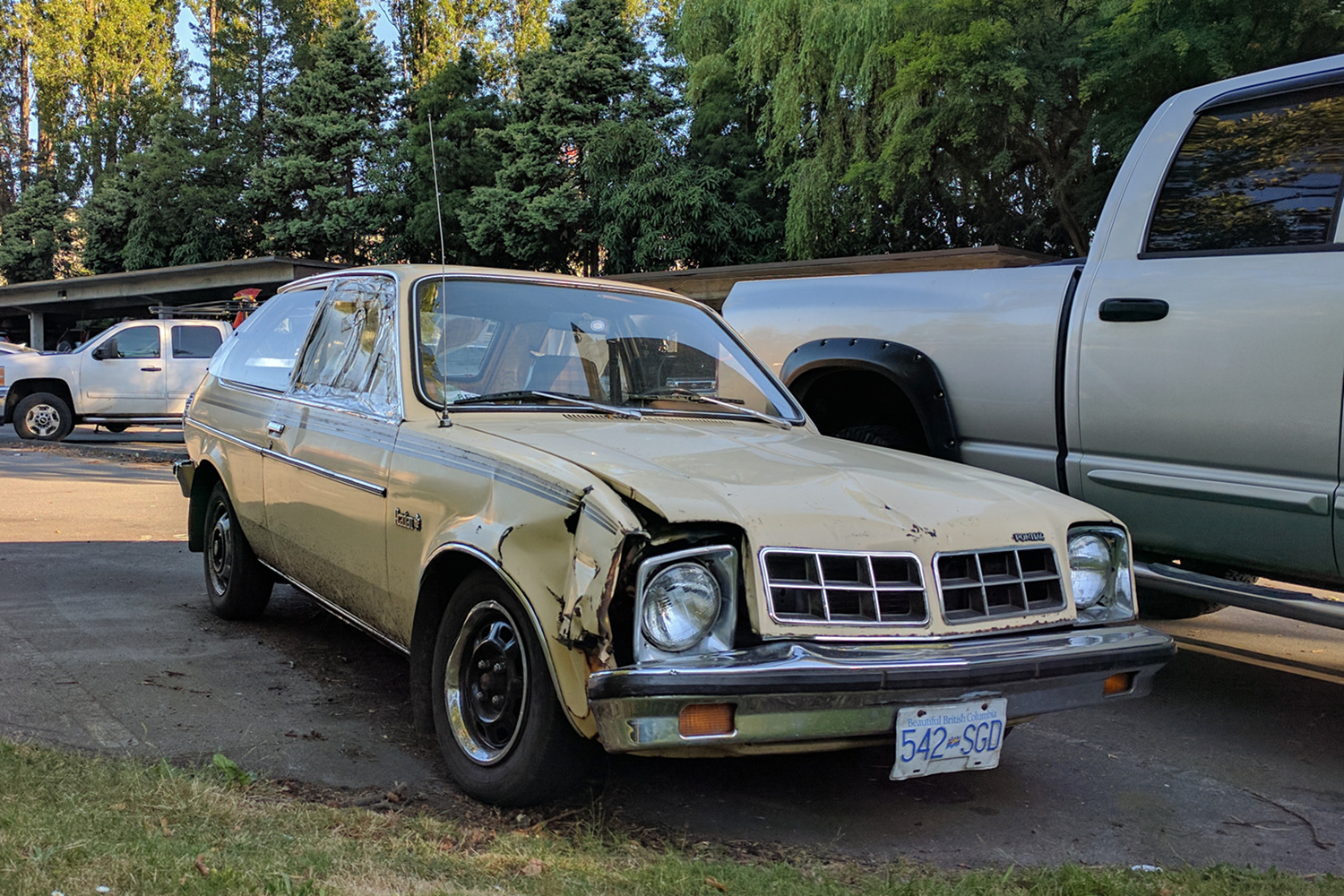Old Parked Cars Vancouver: 1977 Pontiac Acadian