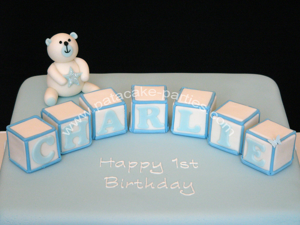 Pat-a-Cake Parties: Charlie's 1st Birthday Cake