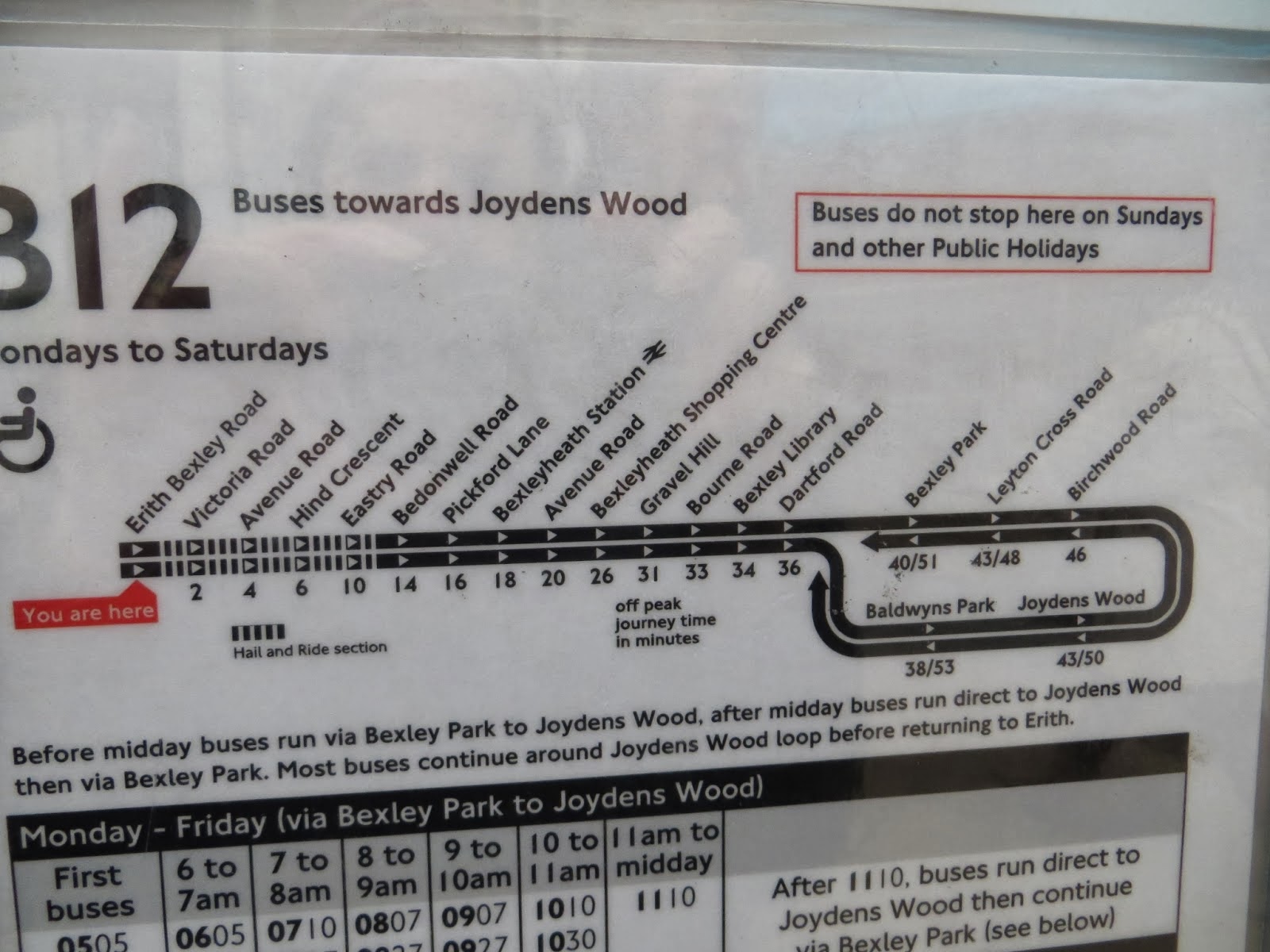 : The Korean bus route information signs