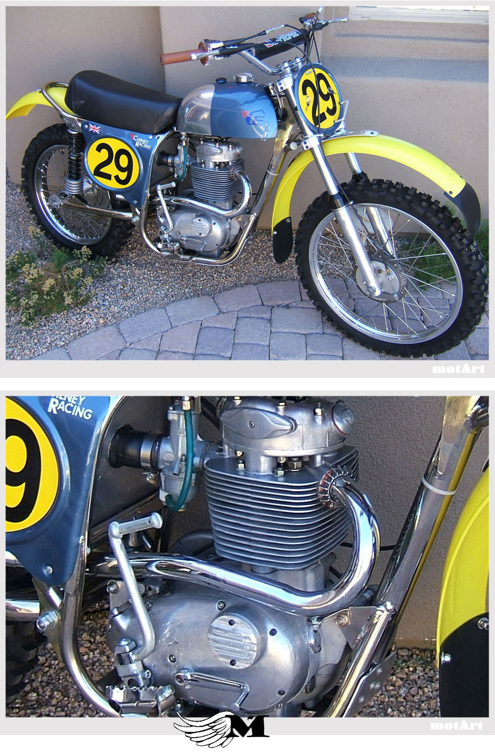 MotArt: BSA 500 Cheney Racing