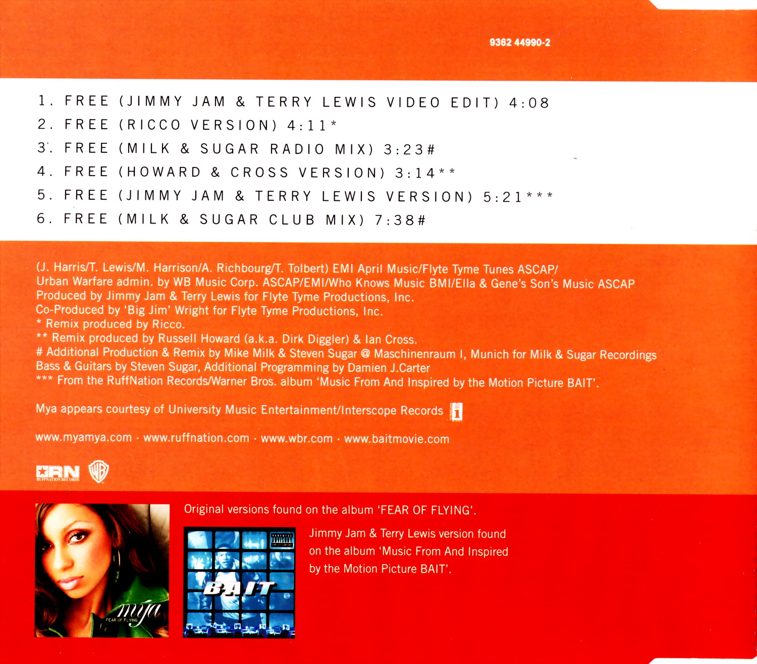 highest level of music: Mya - Free (Bait Soundtrack)-(German_CDM)-2001