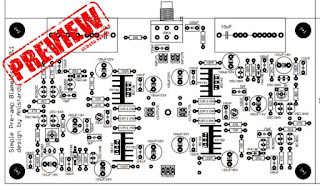 Layout Pre amp simpel by anistardi - Gudang skema