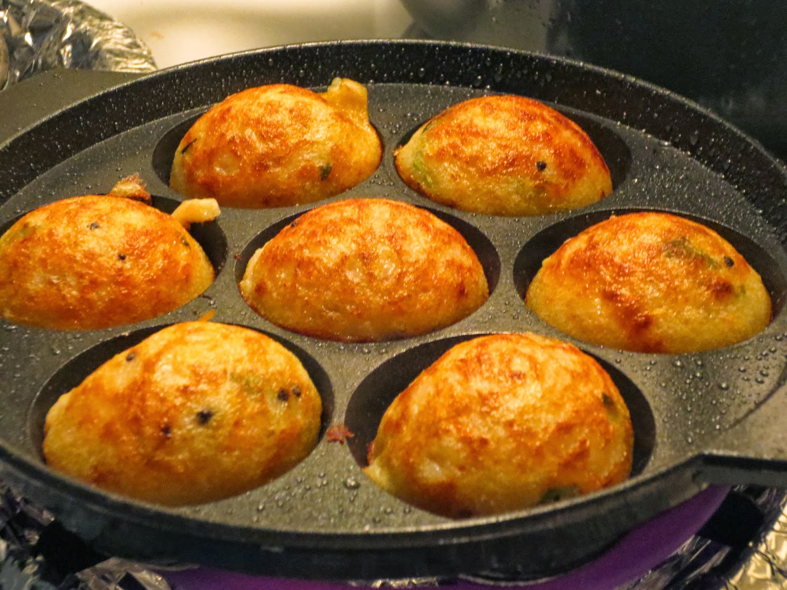 Easy Paniyaram with coconut chutney - Kottayam Kitchen